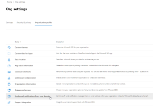 Change no-reply@sharepointonline.com to custom email for sending out ...